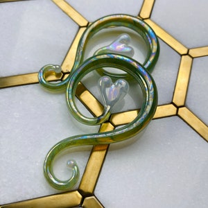 NEW DESIGN 2G Oil Slick Jade Opal White Hearts Augmented Snakes Gauged ...