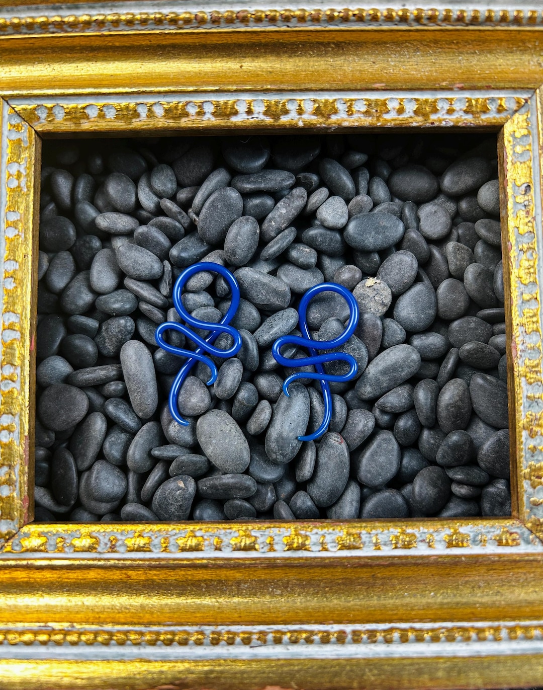 14G | Royal Blue | Mini Rivulettes | Gauged Glass Body Jewelry for ...