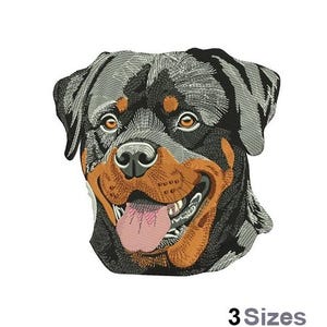 Rottweiler Machine Embroidery Design 3 Sizes - Etsy