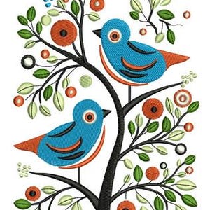 Folk Art Fauna (18 Designs) - Machine Embroidery Designs Bundle, Folk ...