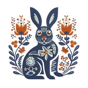 Folk Art Fauna (18 Designs) - Machine Embroidery Designs Bundle, Folk ...