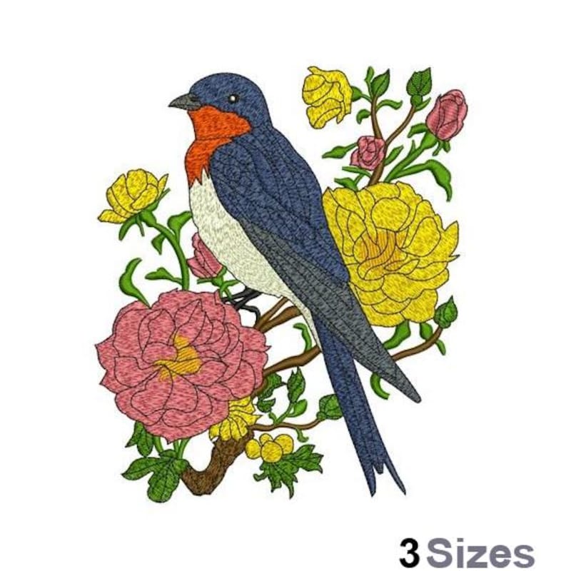 Swallow Applique - Etsy