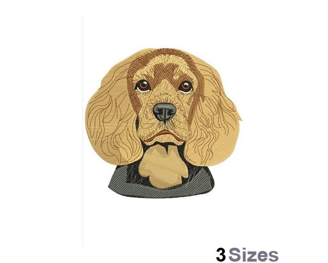 Cocker Spaniel Dog - Machine Embroidery Design - 3 Sizes - Etsy