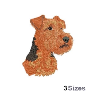 Welsh Terrier - Machine Embroidery Design - 3 Sizes - Etsy