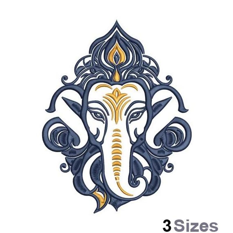 Ganesha Embroidery Design - Etsy