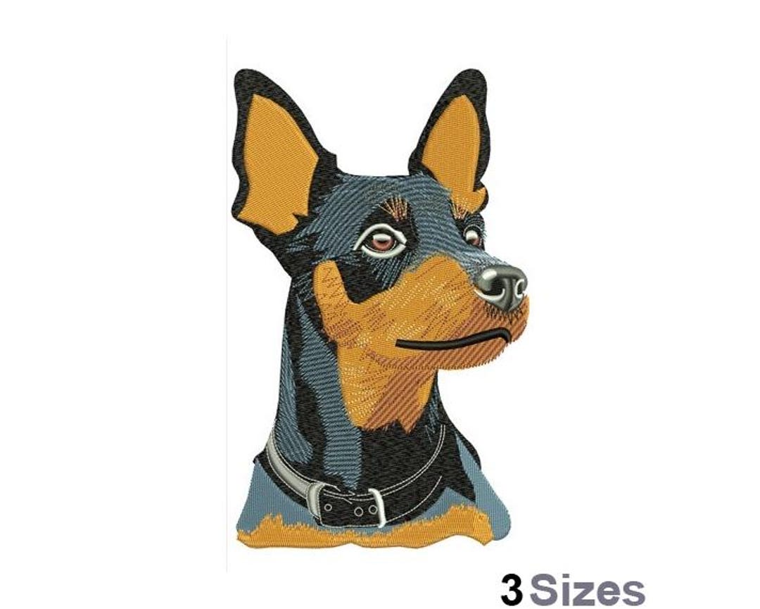 Miniature Pinscher - Machine Embroidery Design - 3 Sizes - Etsy