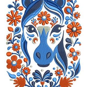 Folk Art Fauna (18 Designs) - Machine Embroidery Designs Bundle, Folk ...