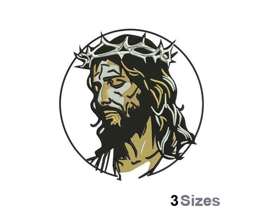Jesus Crown of Thorns - Machine Embroidery Design - 3 Sizes - Etsy