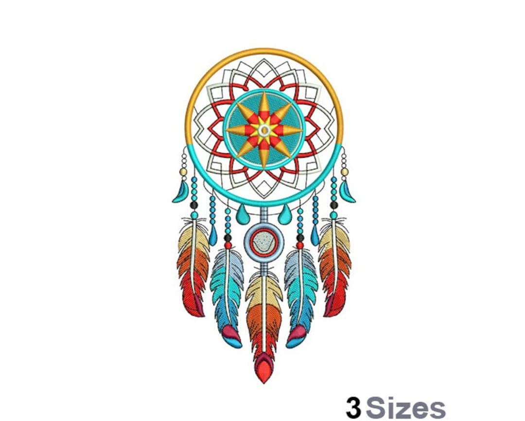 Dream Catcher - Machine Embroidery Design - 3 Sizes - Etsy