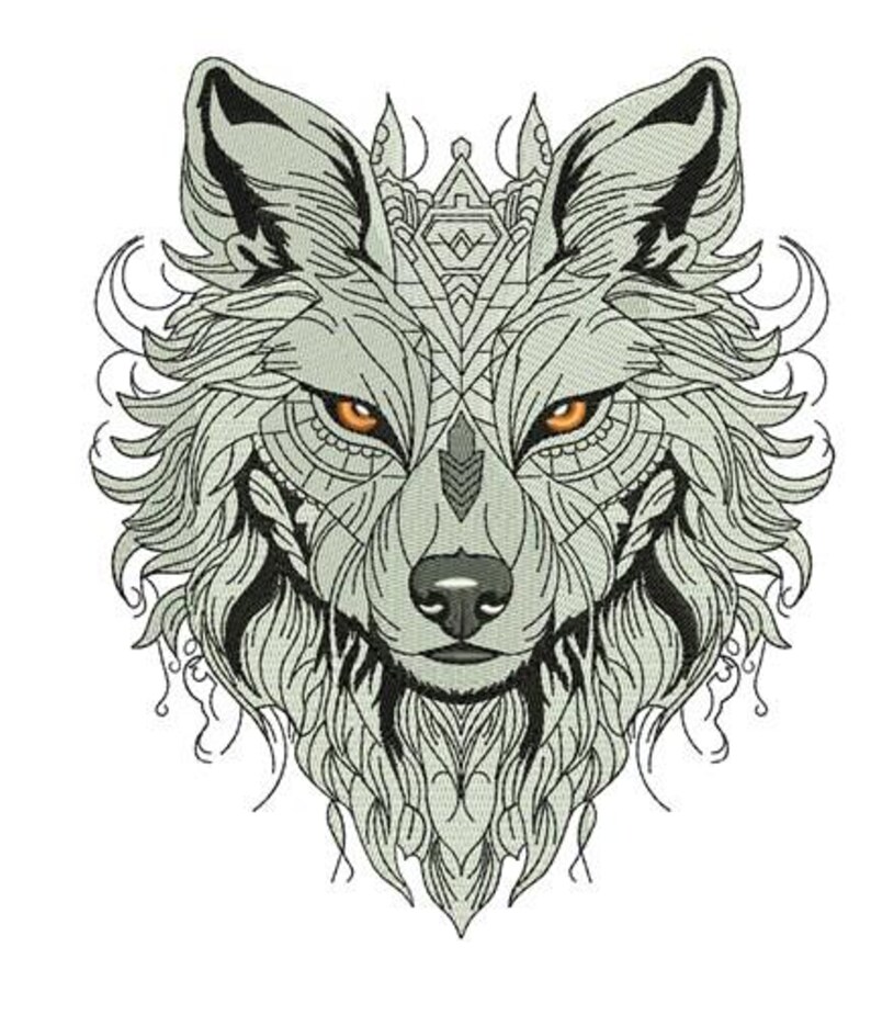 Howling Wolves (12 Designs) - Machine Embroidery Bundle - Etsy