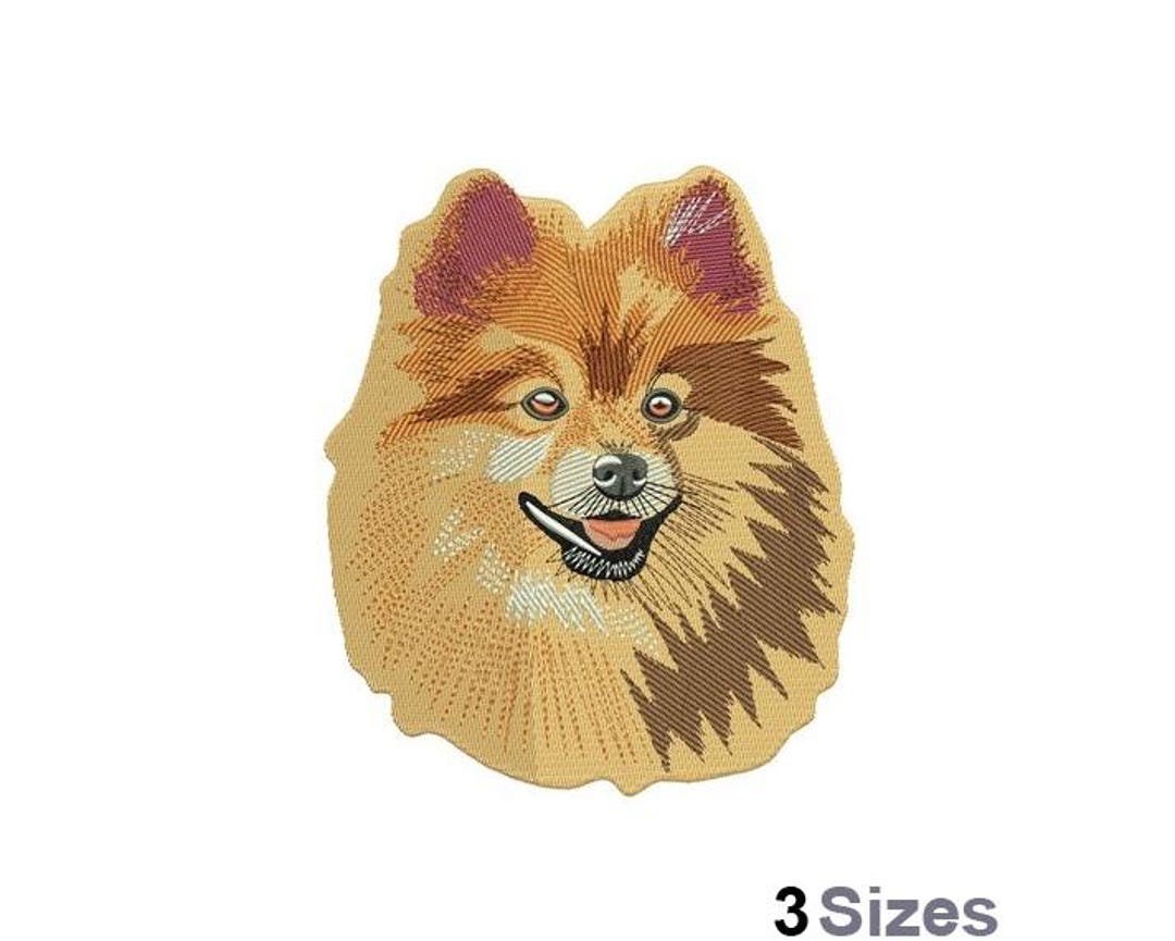 Pomeranian - Machine Embroidery Design - 3 Sizes - Etsy