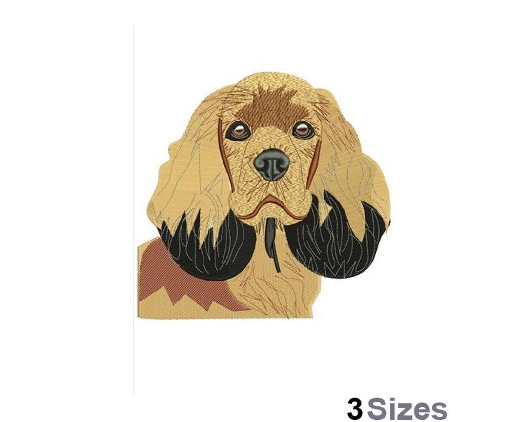 Cocker Spaniel - Machine Embroidery Design - 3 Sizes - Etsy