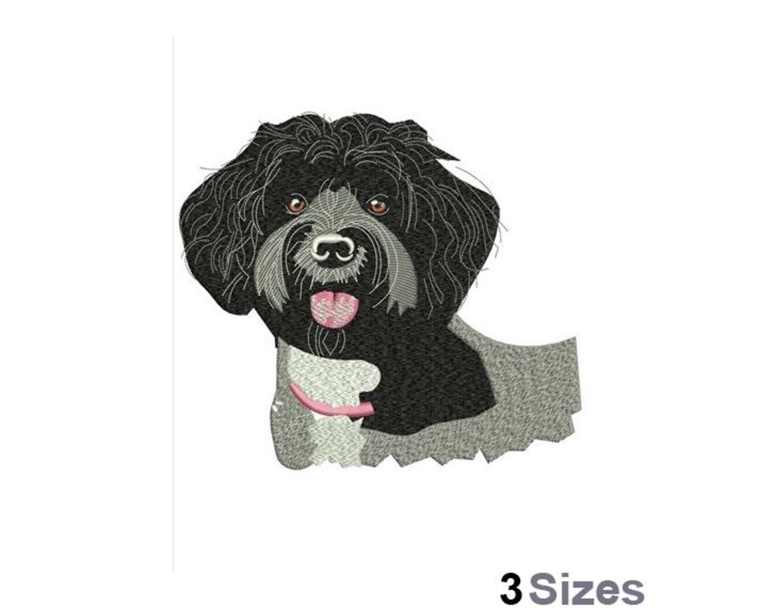 Labradoodle - Machine Embroidery Design - 3 Sizes - Etsy