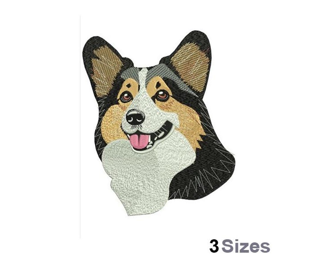 Corgi - Machine Embroidery Design - 3 Sizes - Etsy