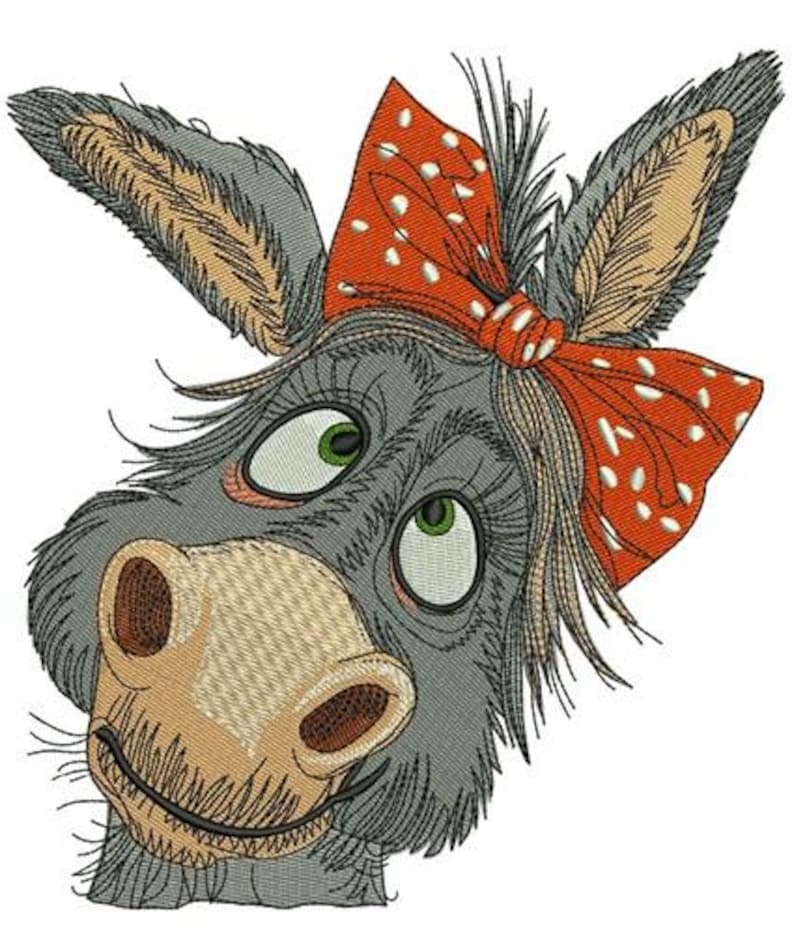 Goofy Barn Animals (12 Designs) - Machine Embroidery Bundle - Etsy