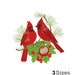 Christmas Cardinals - Machine Embroidery Design - 3 Sizes - Etsy