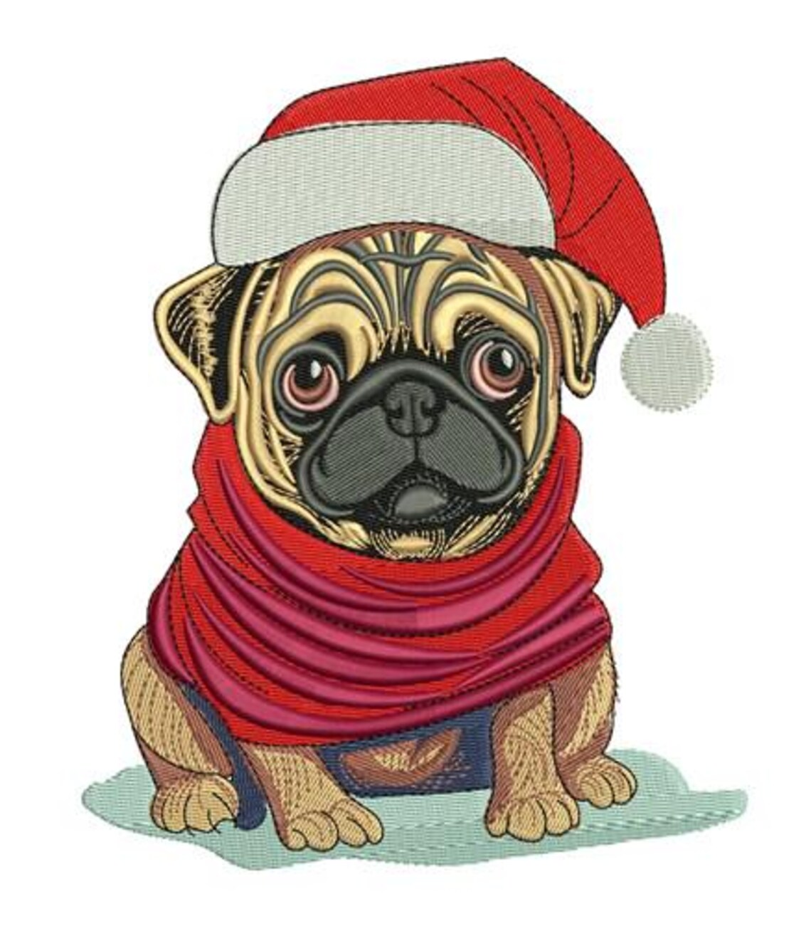 Christmas Dogs (12 Designs) - Machine Embroidery Designs Bundle - Etsy