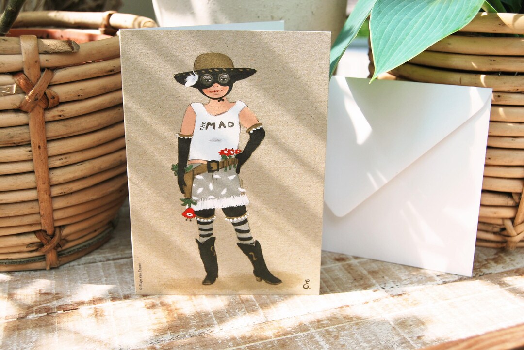 The Mad Card Cowgirl Greeting Card Birthday Card Congratulations Good ...
