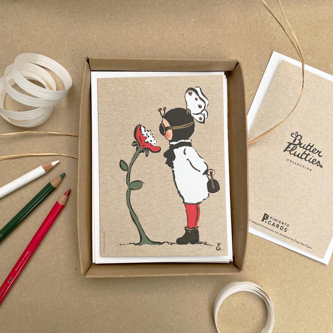 Flower Butter Flutty | Thank You Dear Teacher | Greeting Card ...