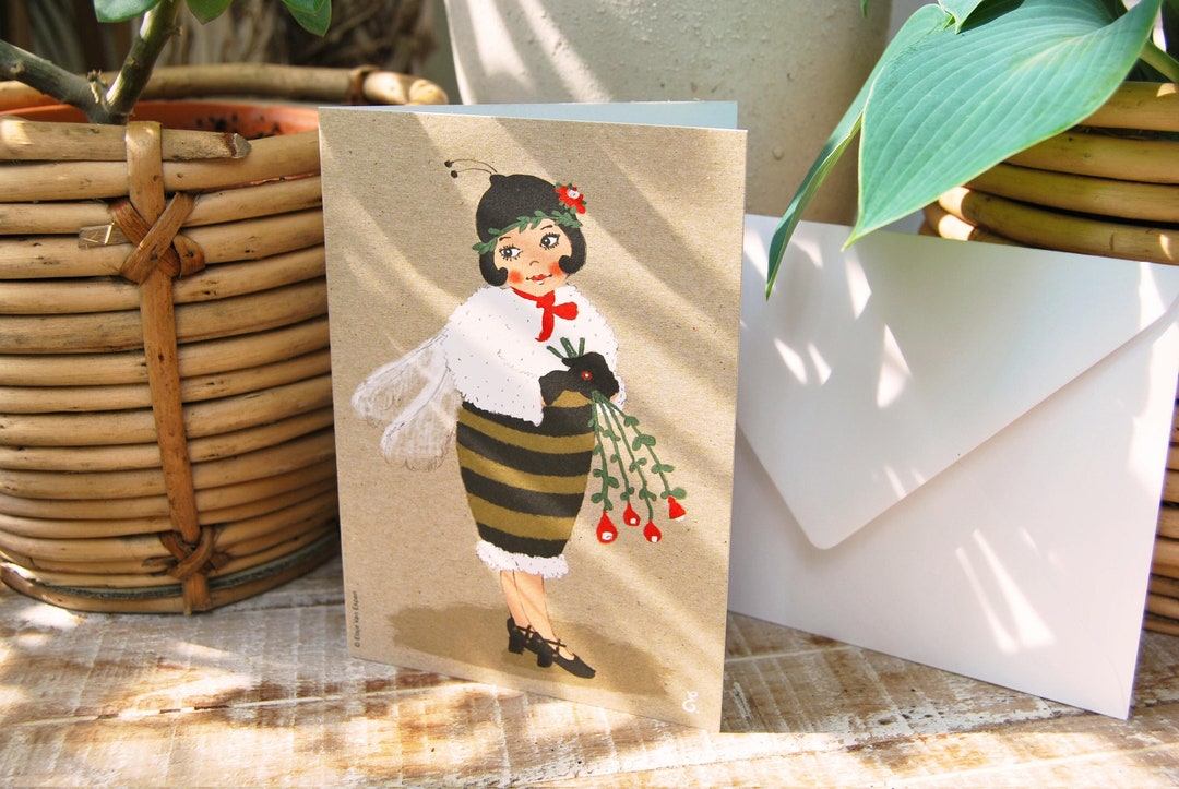 Lady Bee Card | Congratulations | Good Luck | Birthday Card | Thank You ...