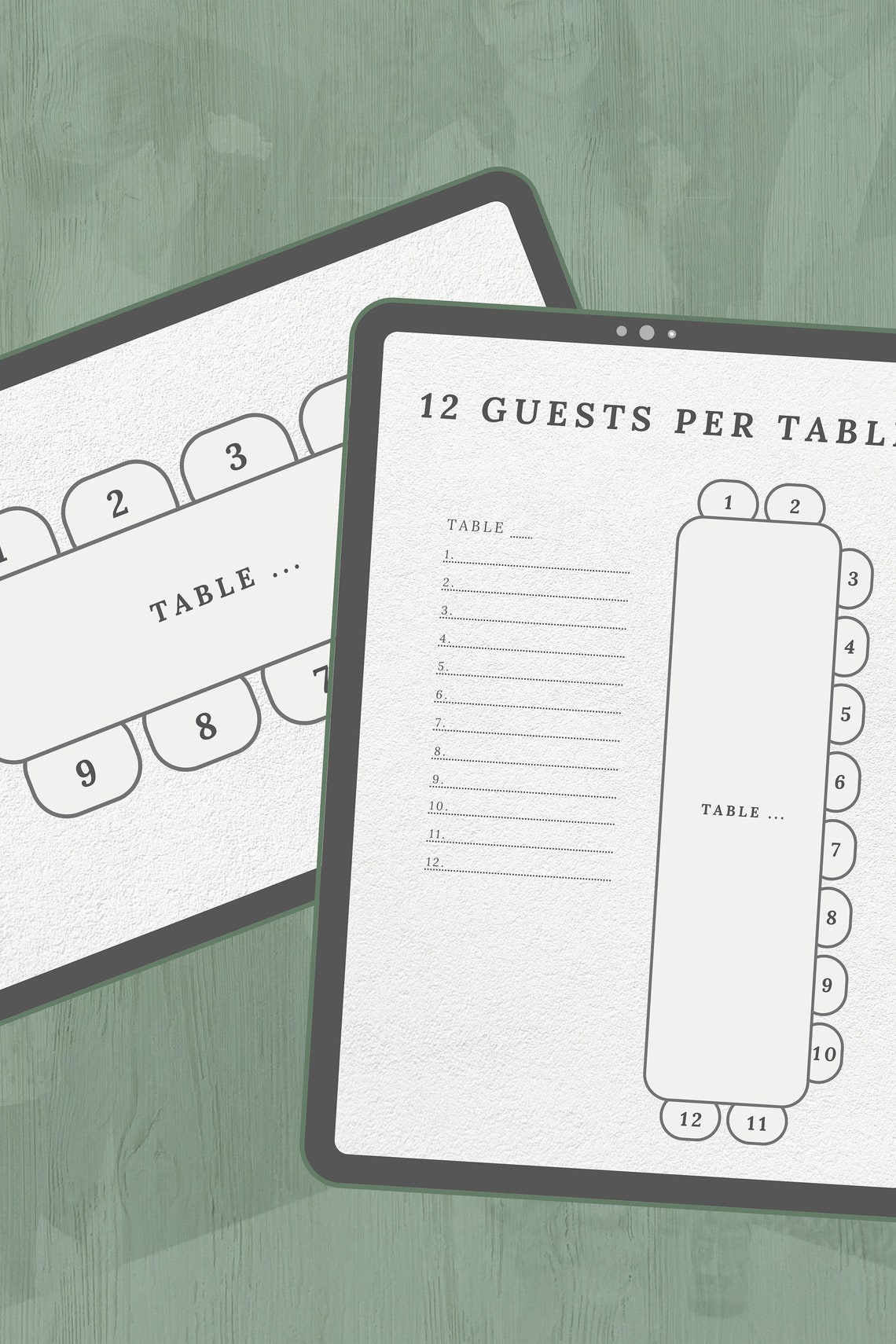 Printable Event Seating Planner, Printable Seating Arrangement ...