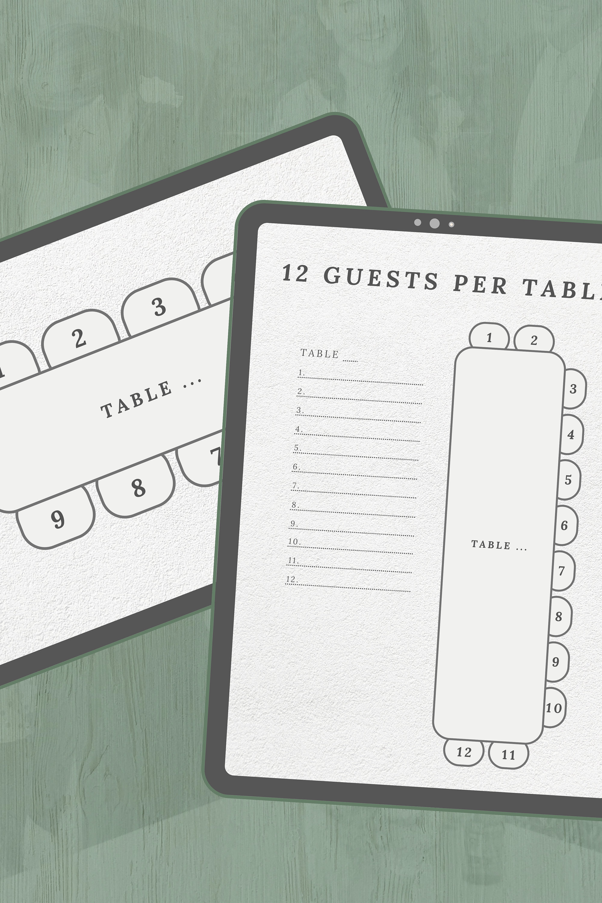 Printable Event Seating Planner, Printable Seating Arrangement ...