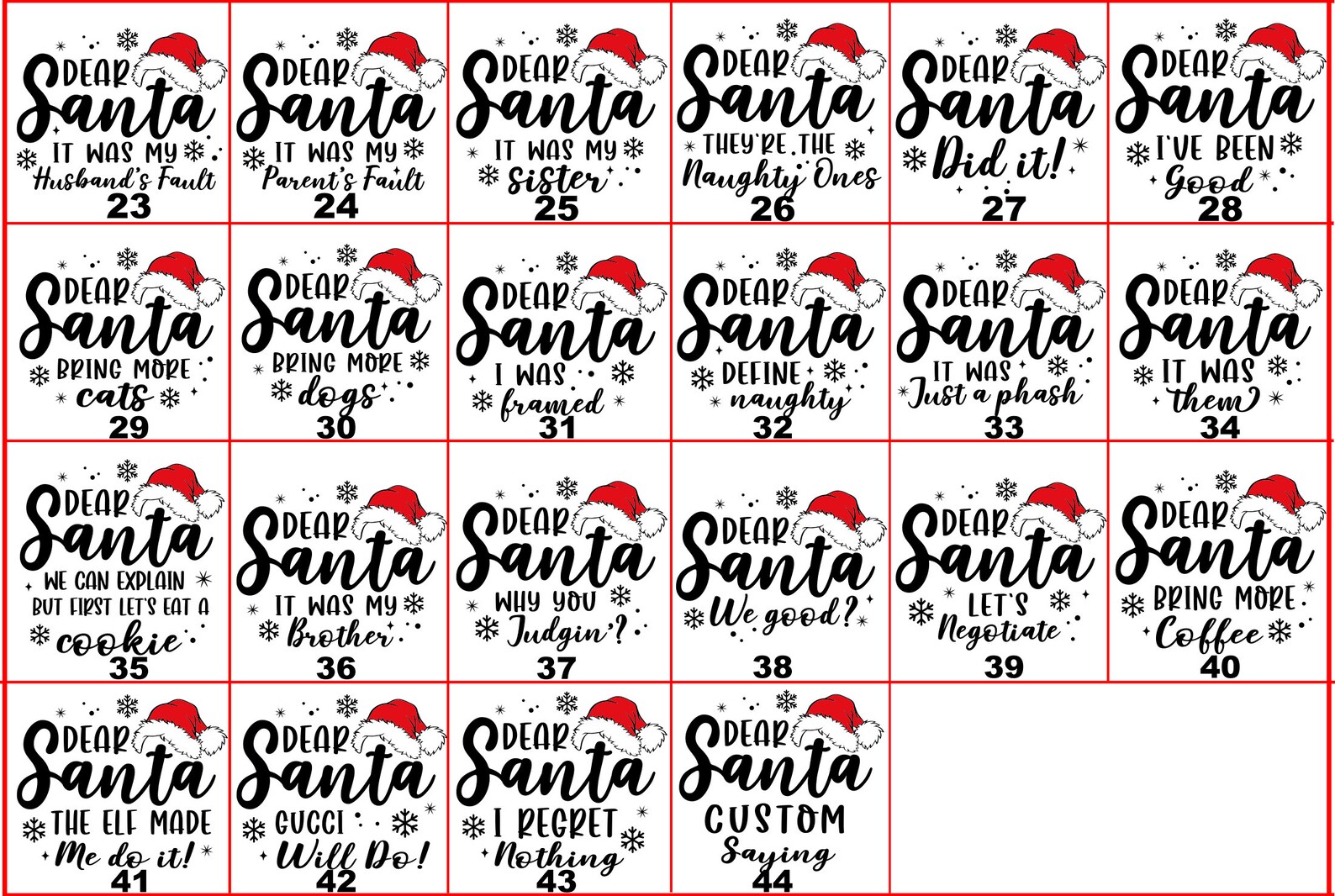 Dear Santa Christmas Shirt: Matching Family Holiday Outfit - Etsy