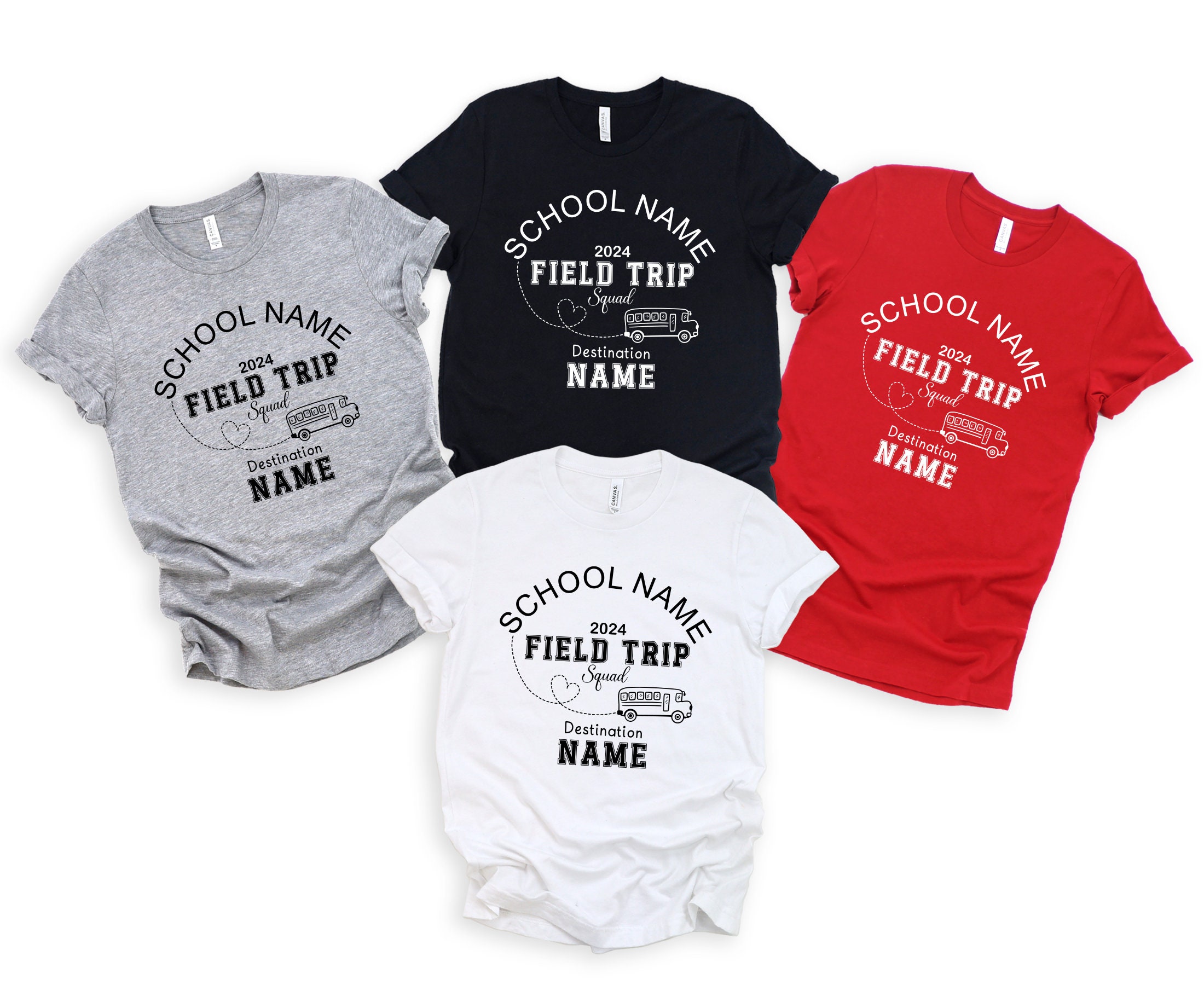 Field Trip T-shirt, Personalized Field Trip 2024 Shirt, 2024 School ...