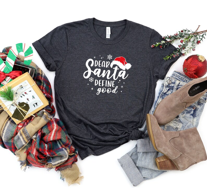 Dear Santa Christmas Shirt: Matching Family Holiday Outfit - Etsy