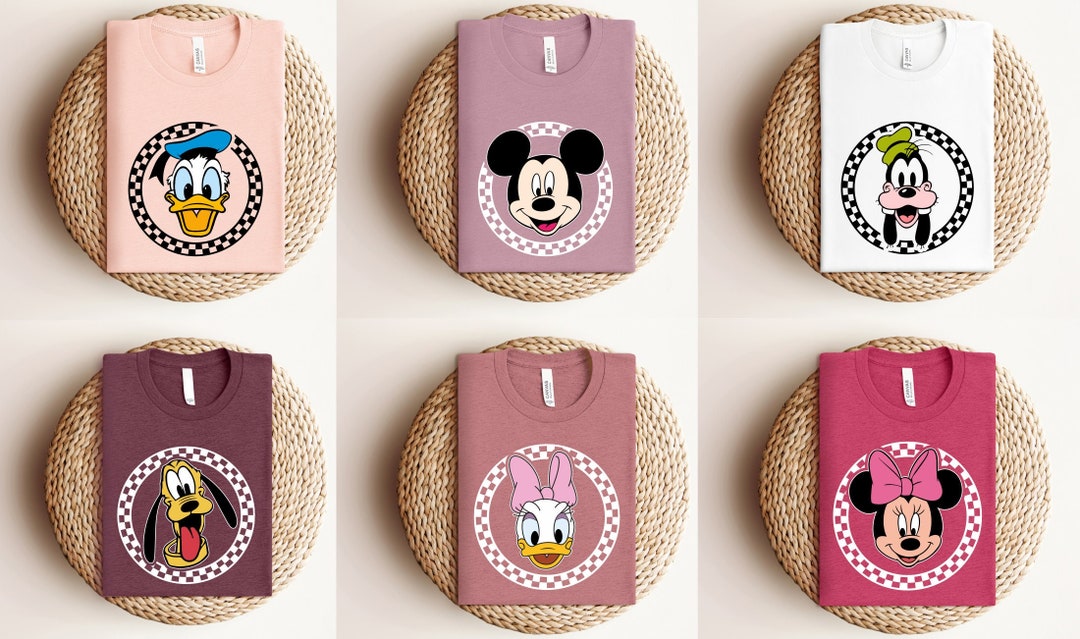 Disney Characters Shirt, Custom Disney Character Shirt, Vintage Disney ...