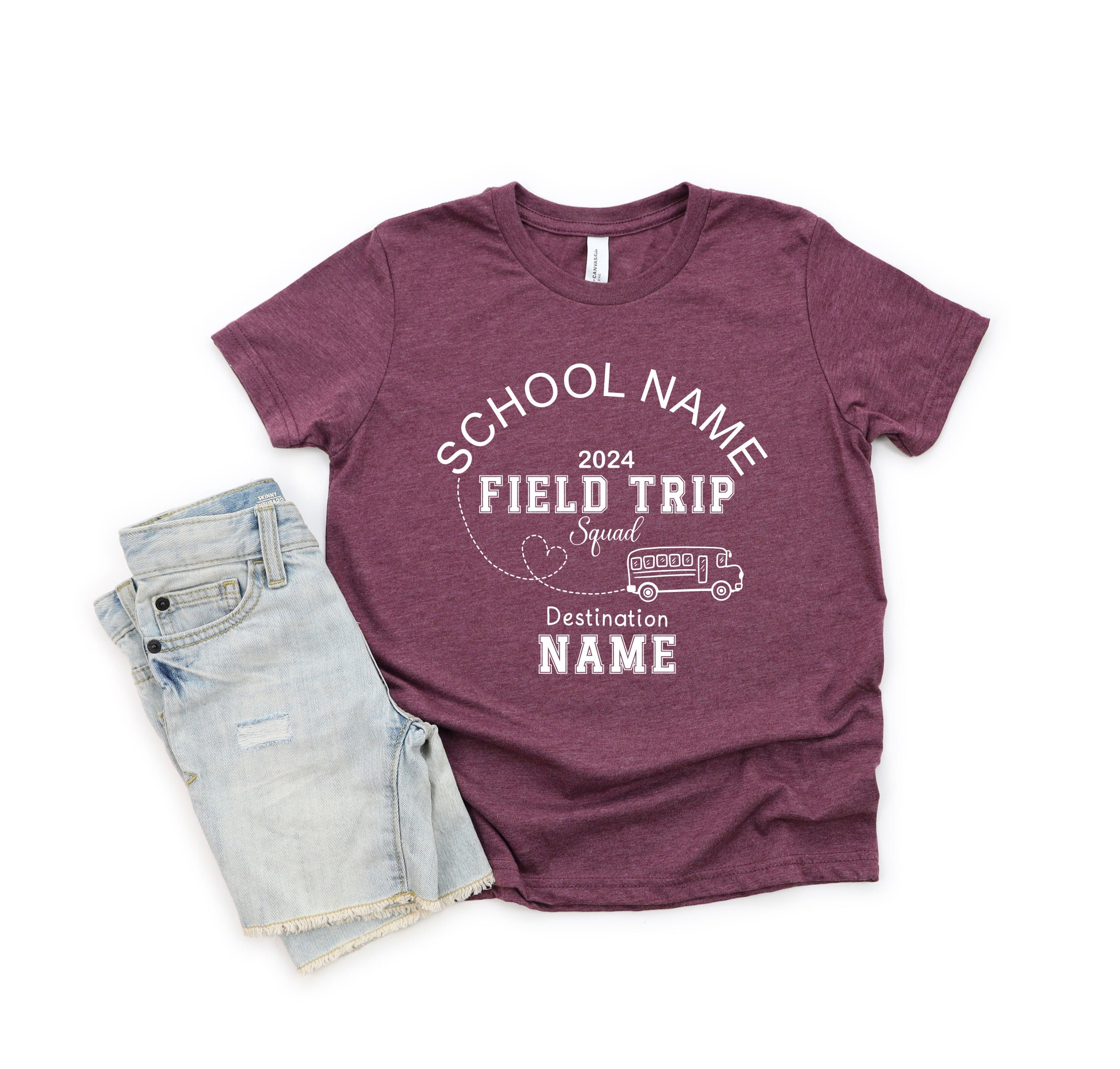 Field Trip T-shirt, Personalized Field Trip 2024 Shirt, 2024 School ...