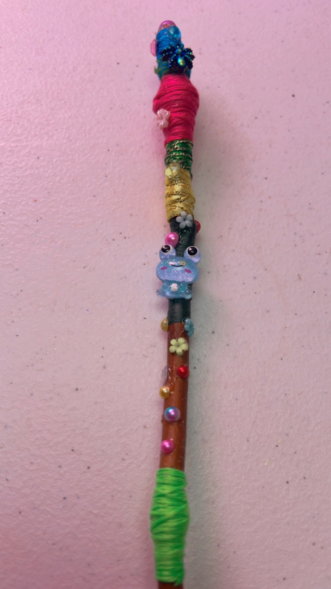 Frog Sparkle Wand-handcrafted Fairy Wands Enchanted Magic for Kids and ...