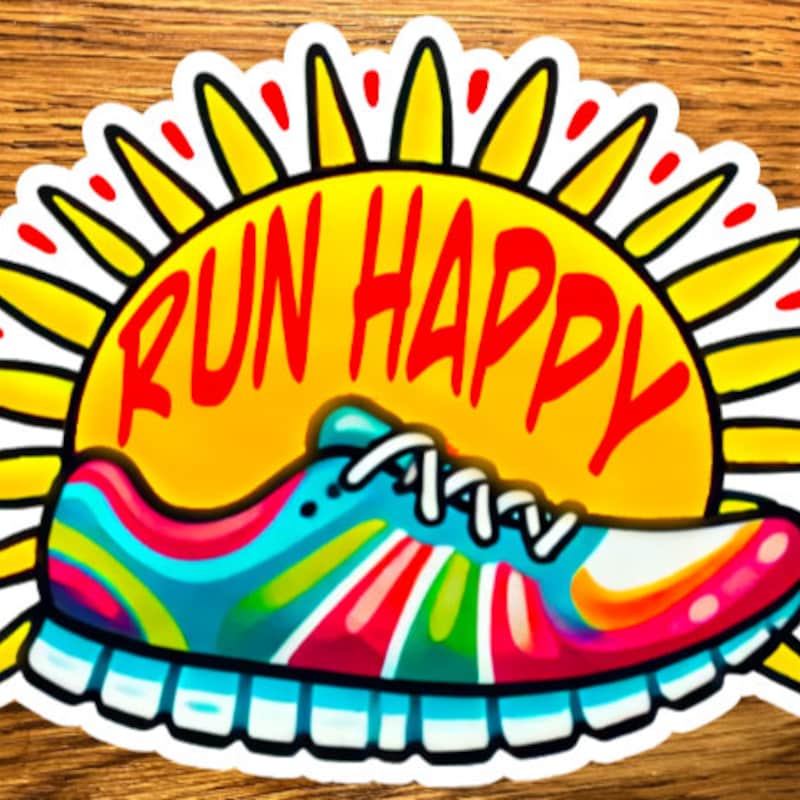 Running Decal - Etsy
