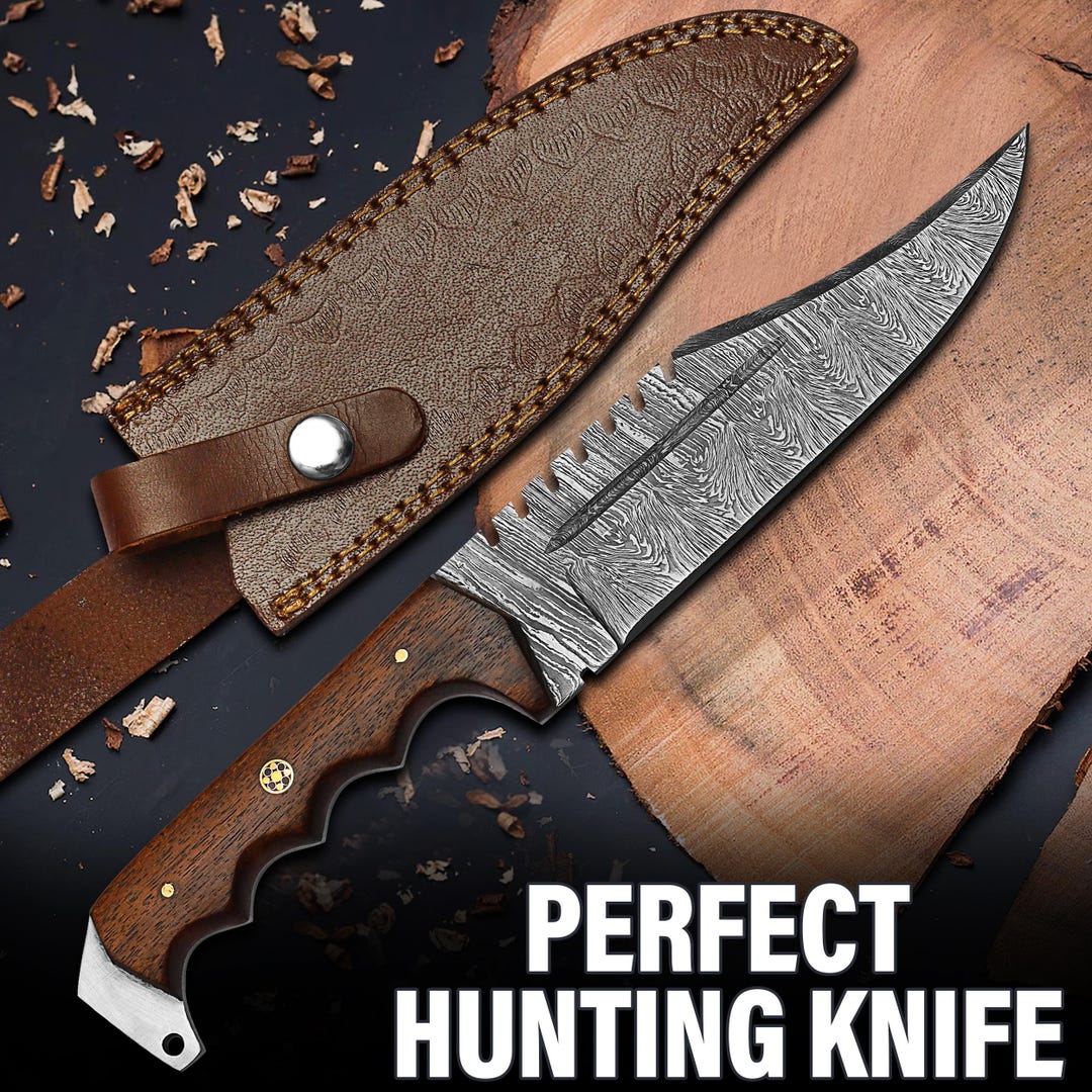 Unique Knife Custom Knife Damascus Knife Personalized Knife Hunting ...