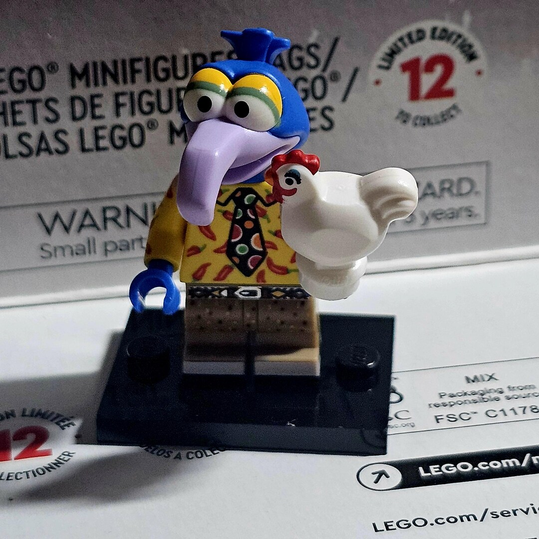LEGO Muppets Minifigure Gonzo - Etsy