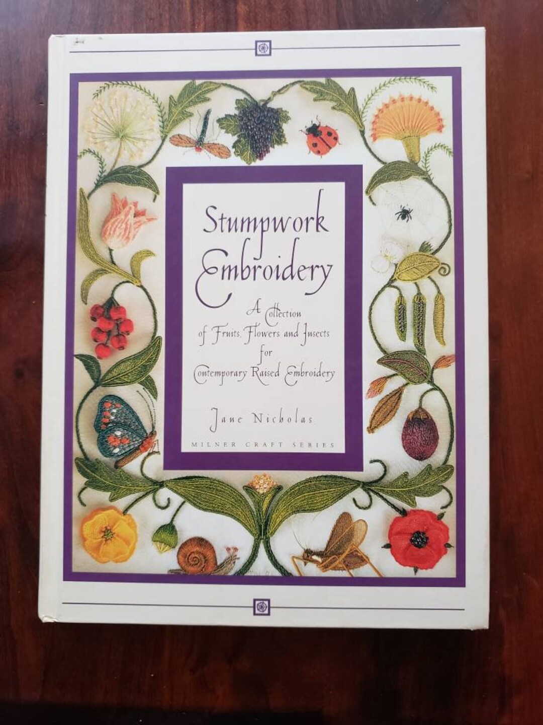 JANE NICHOLAS Stumpwork Embroidery 2 Books Set - Etsy