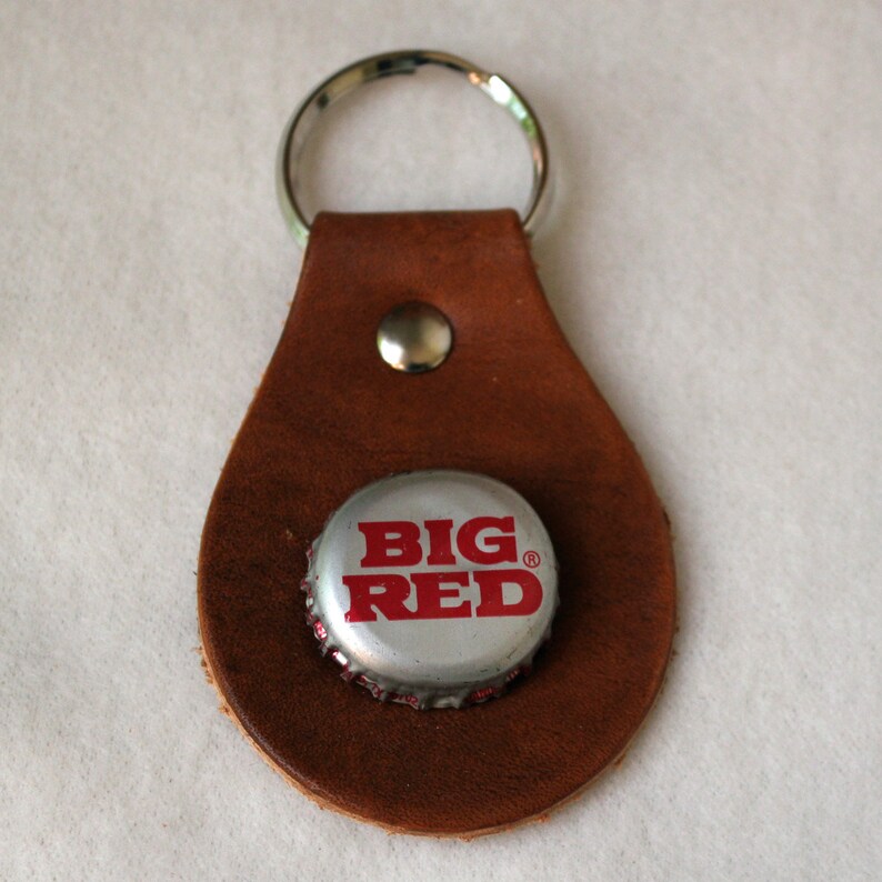 Coke Coca Cola Red Soda Pop Bottle Cap Leather Key Fob - Etsy