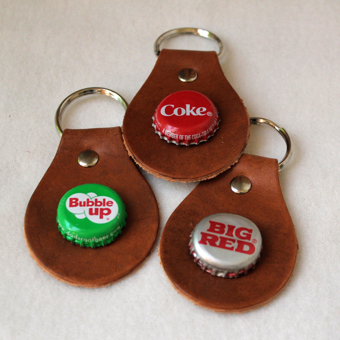 Coke Coca Cola Red Soda Pop Bottle Cap Leather Key Fob - Etsy