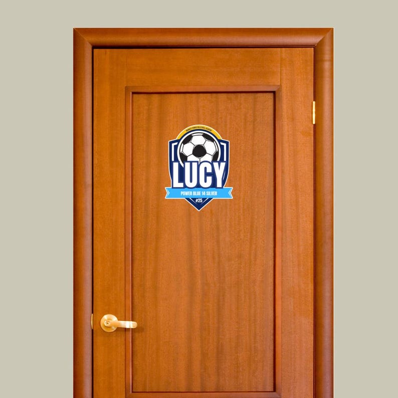 Soccer Team Door Sign – Editable Canva Template for Tournaments - Etsy