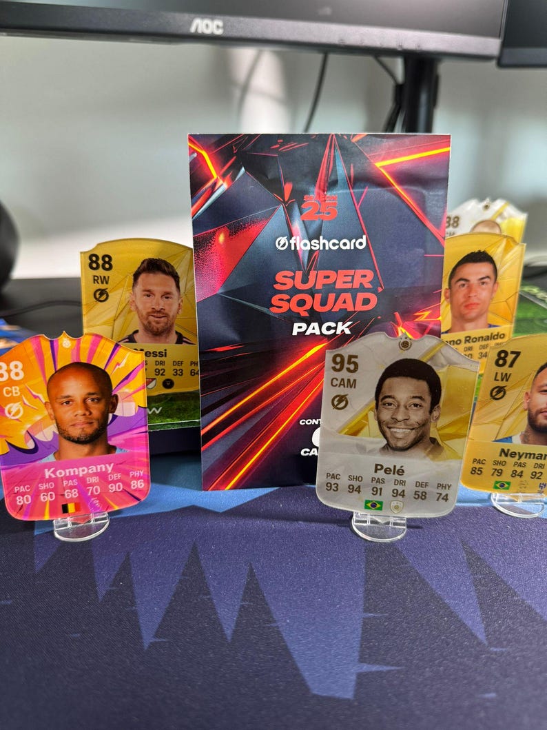 FC Super Bundle: Football Collector Card Packs, Flasfutties - Etsy