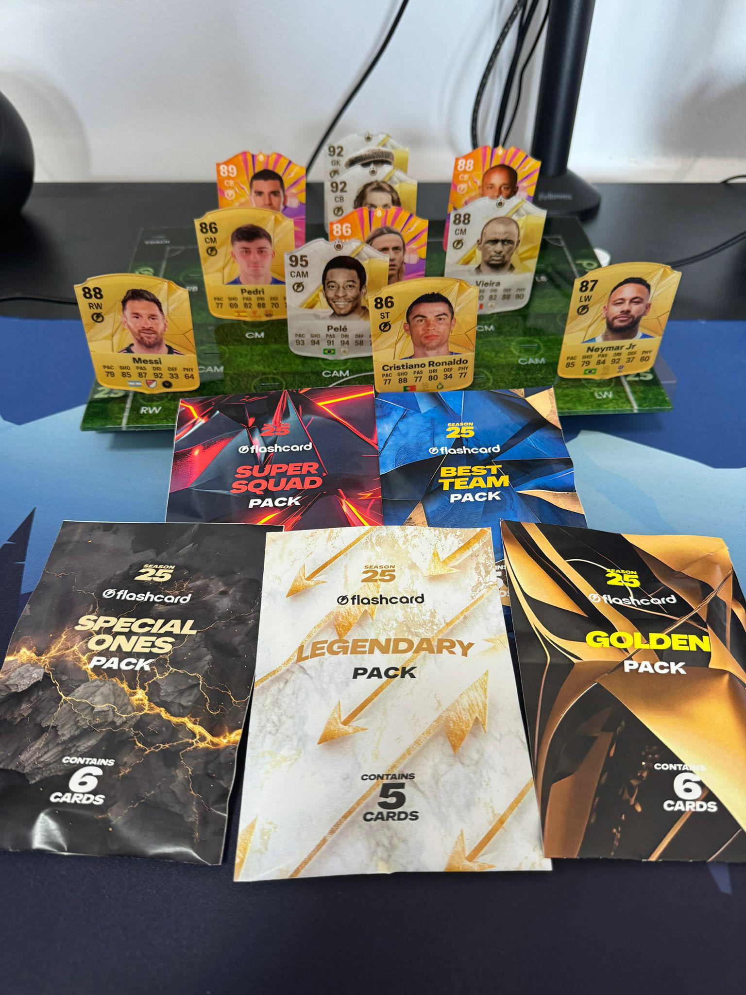 FC Super Bundle: Football Collector Card Packs, Flasfutties - Etsy