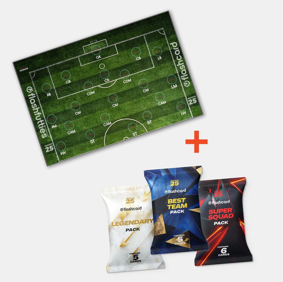 Football Pitch + Super Bundle FC 25: Collectible Cards & Desk Display ...