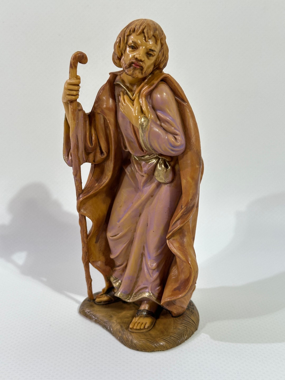 Vintage Saint Joseph Nativity Figure Statue Made in Italy Saints Retro ...