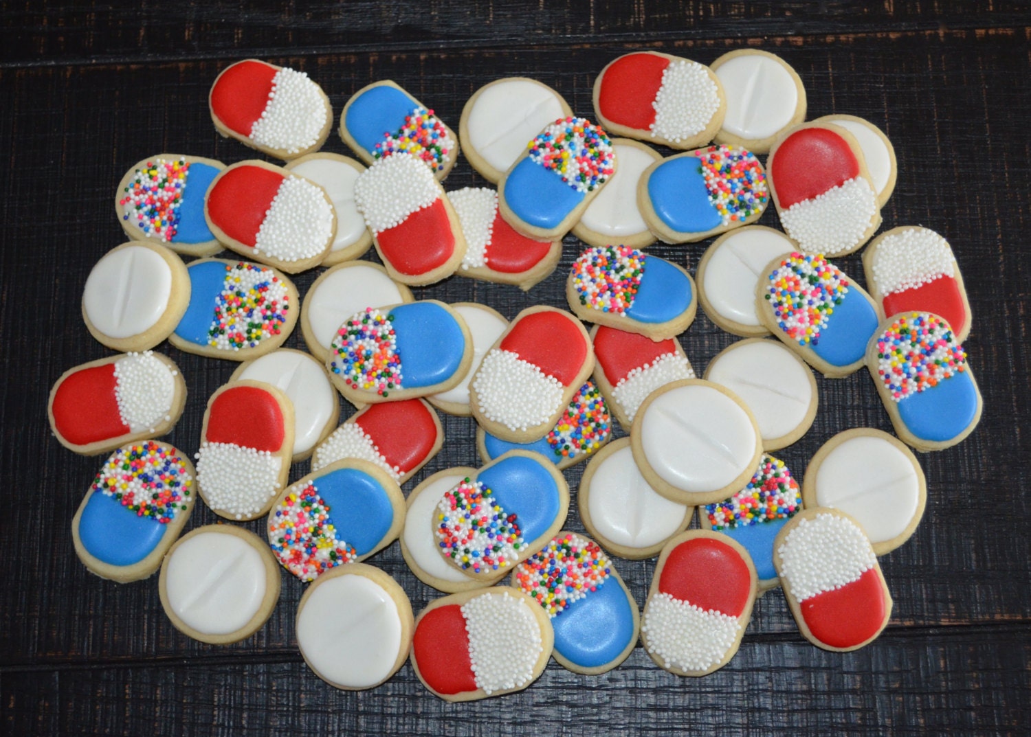 GET WELL THEME Assorted Decorated Cookies. Prescription Bag of | Etsy