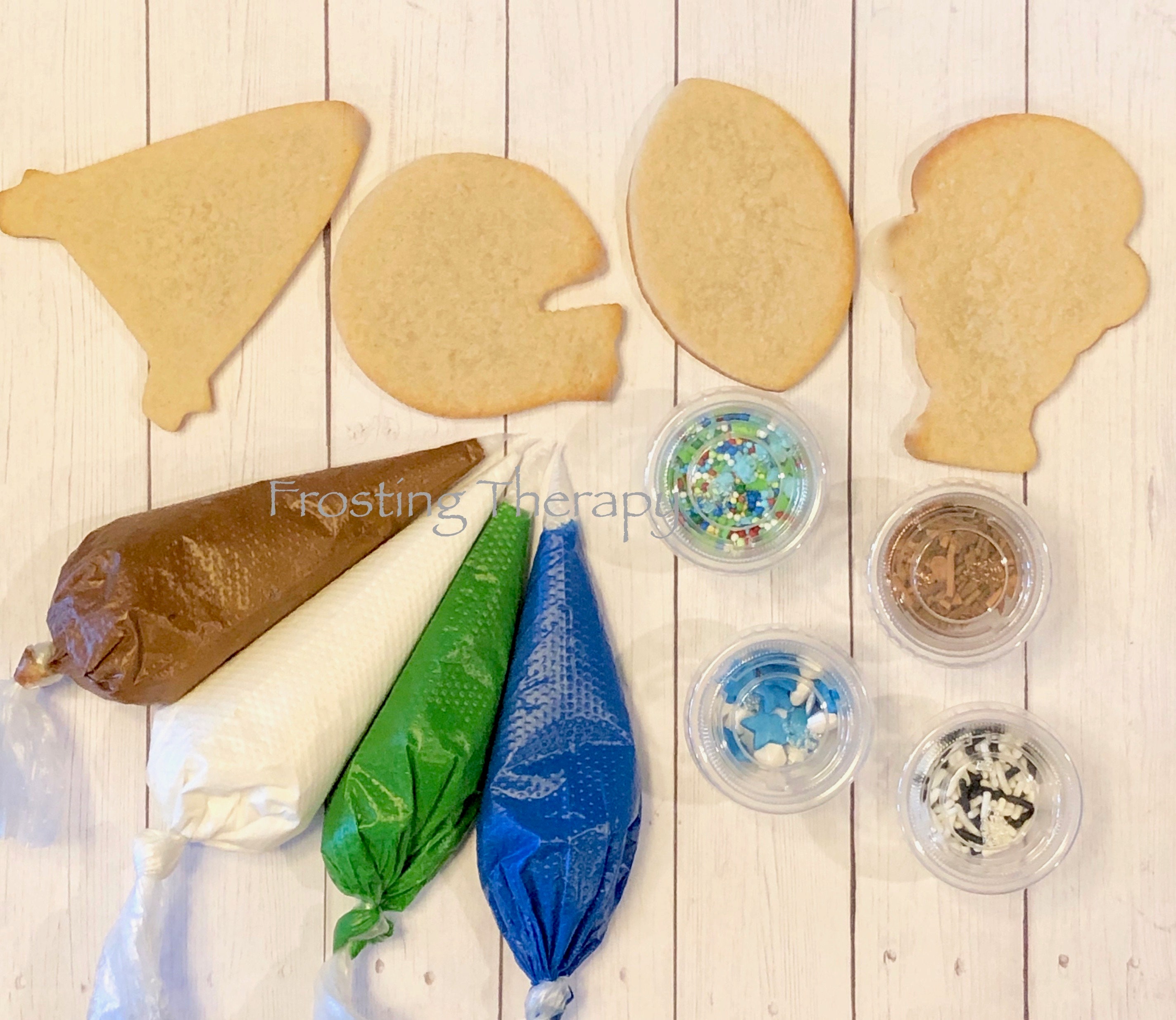DIY Custom theme Cookie Decorating kits. Christmas Hanukkah | Etsy
