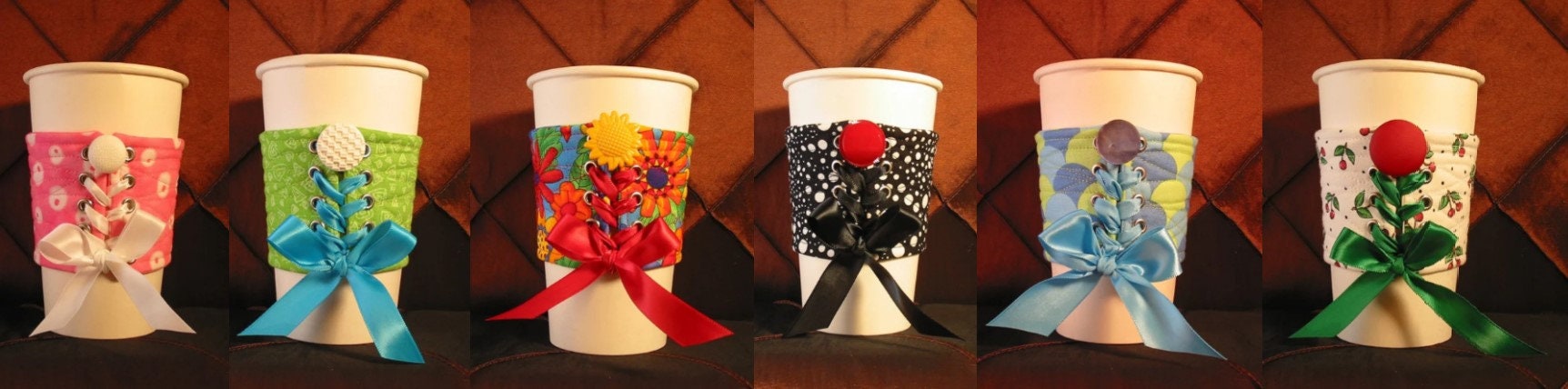 Digital PDF Pattern - Coffee Corset (a Laced Coffee Cup Cozy / Sleeve ...