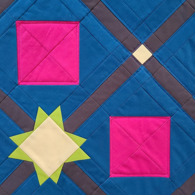 Downtown Dandy - a Digital PDF Quilt Pattern by Jenn George Burt - Etsy