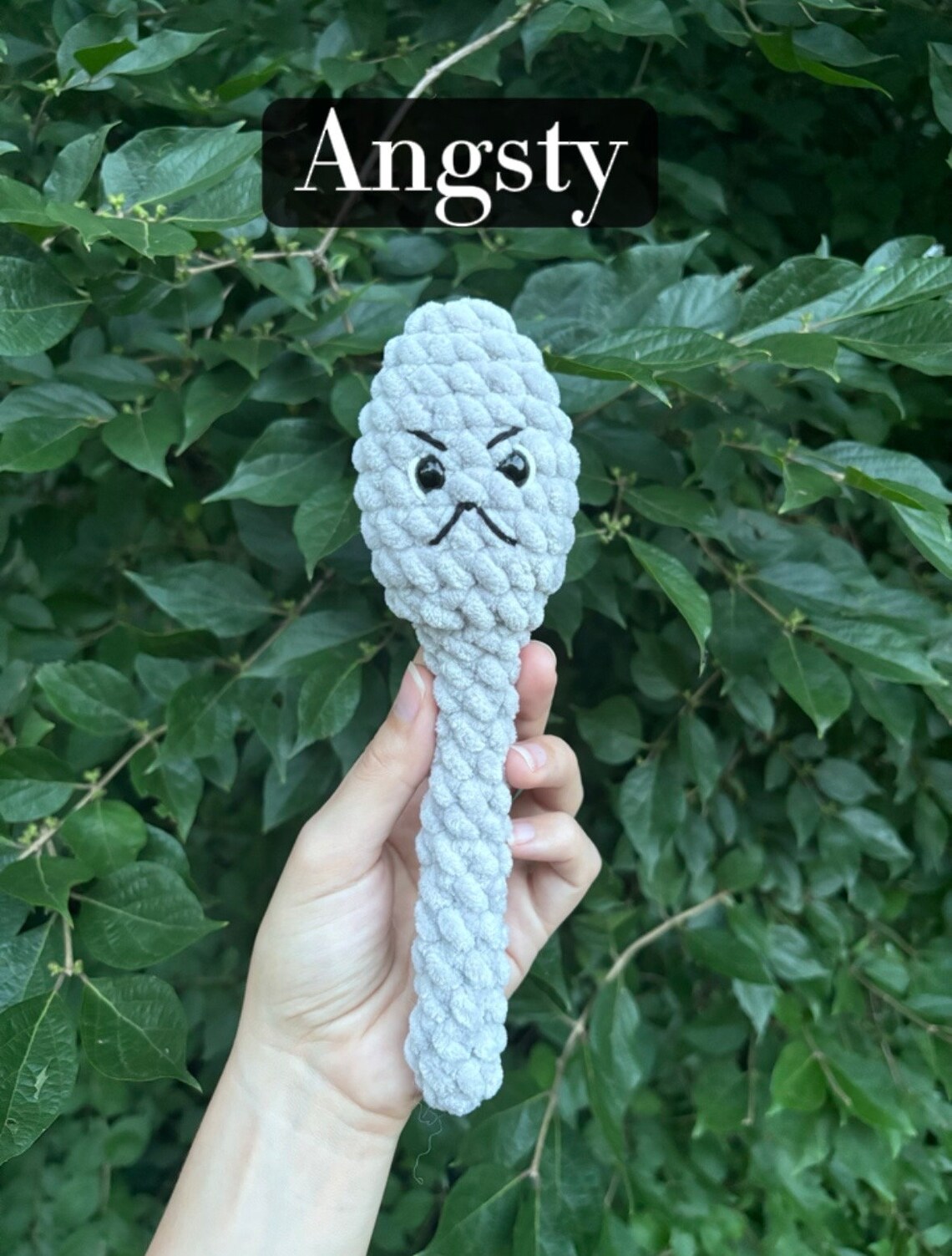 Crochet Emotional Support Spoon Plushie, Handmade Amigurumi - Etsy