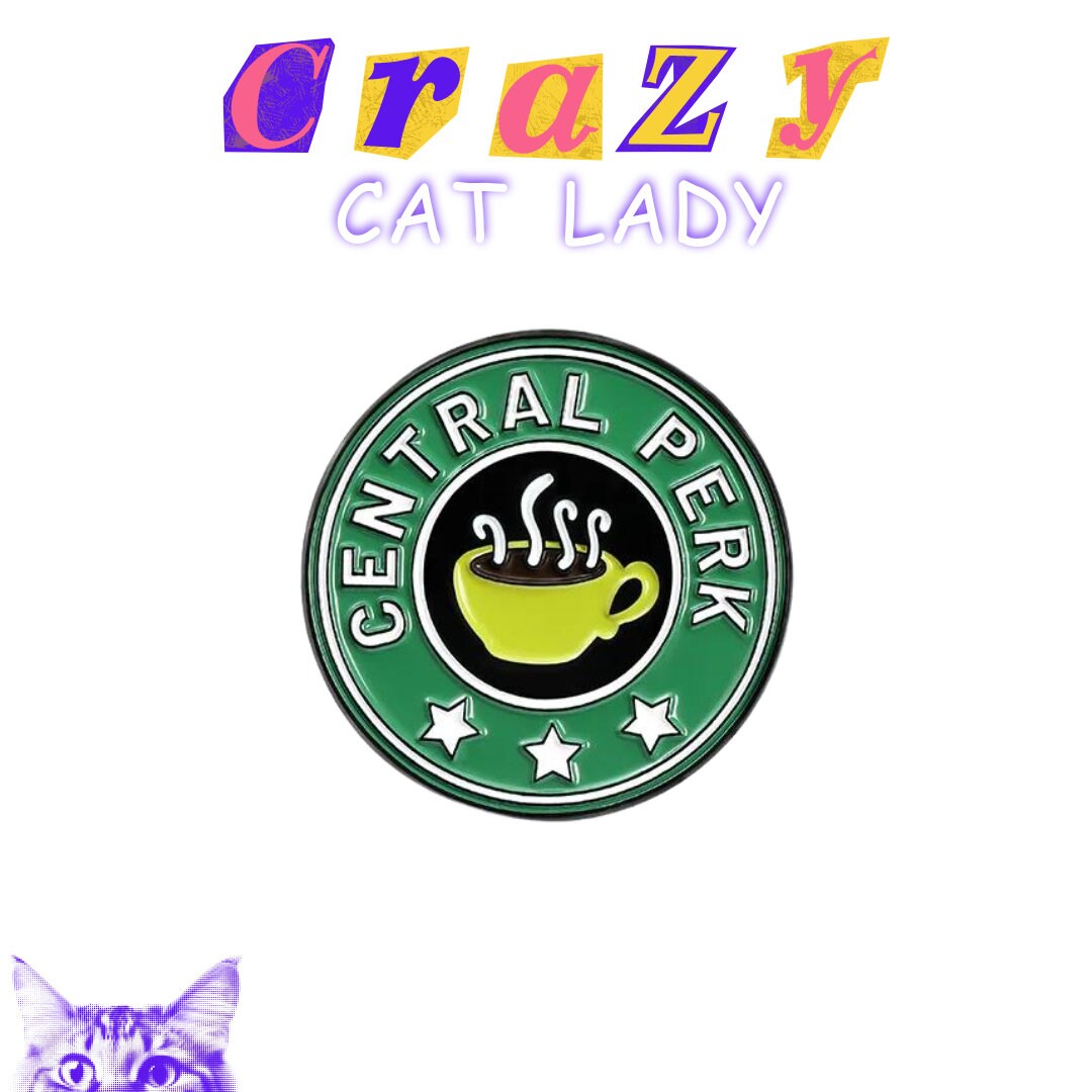 Friends Central Perk Pins Acrylic Pins Enamel Pins Lapel Pins Brooch ...