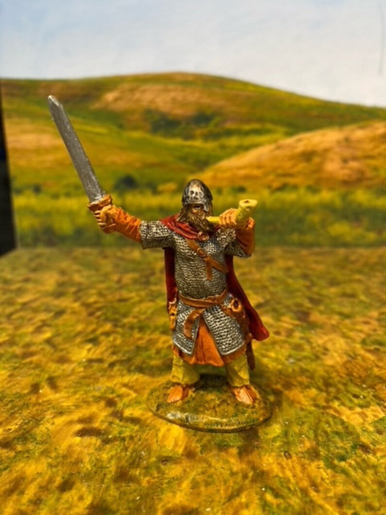 Painted Figure Set - Viking Berserker and Viking Horn Blower - 60mm - Etsy